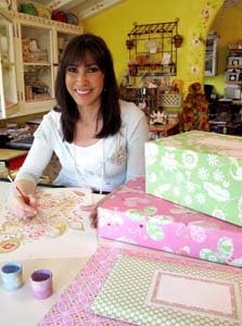 Christmas Snowflower by Dena Designs