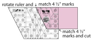 Cutting the B piece is very similar. Align for B, cut. Next, flip the ...