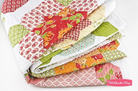 And here is the quilt hanging in Bonnie and Camille’s Spring Quilt ...