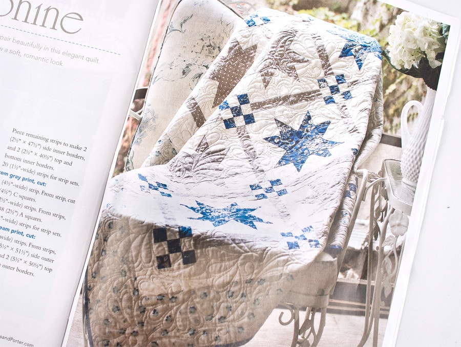 The fabric used is Nature’s Basket by Blackbird Designs, and Diane ...