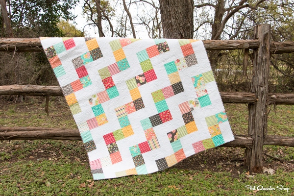No Bake Jolly Bar quilt using the Prairie Jolly Bar.