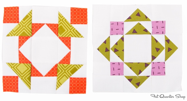We love Deborah’s color choice for her blocks. She is using the Aria ...