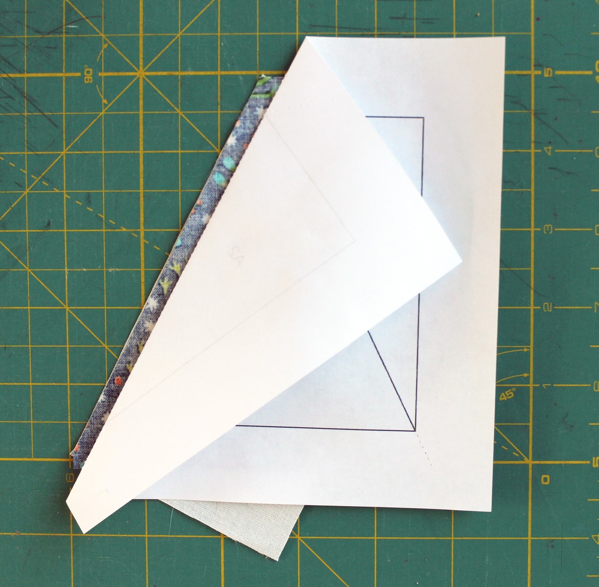 (The photo below shows the back side of the piece in this step.)