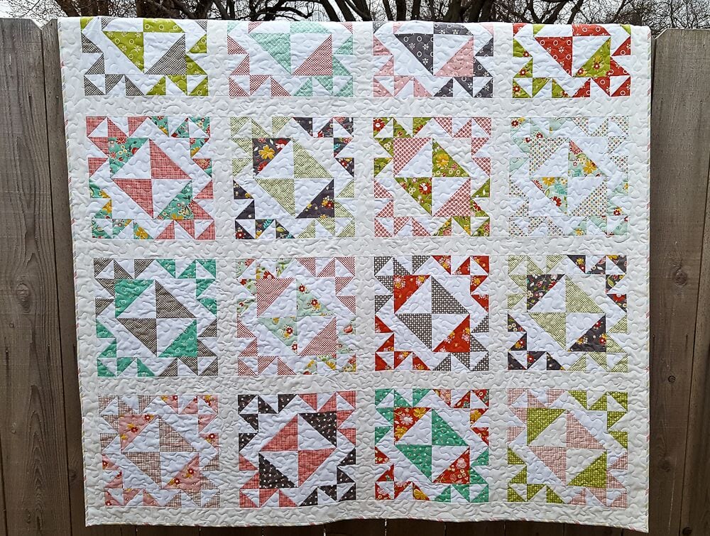 The Taffy Quilt by Sondra of Out of the Blue Quilts