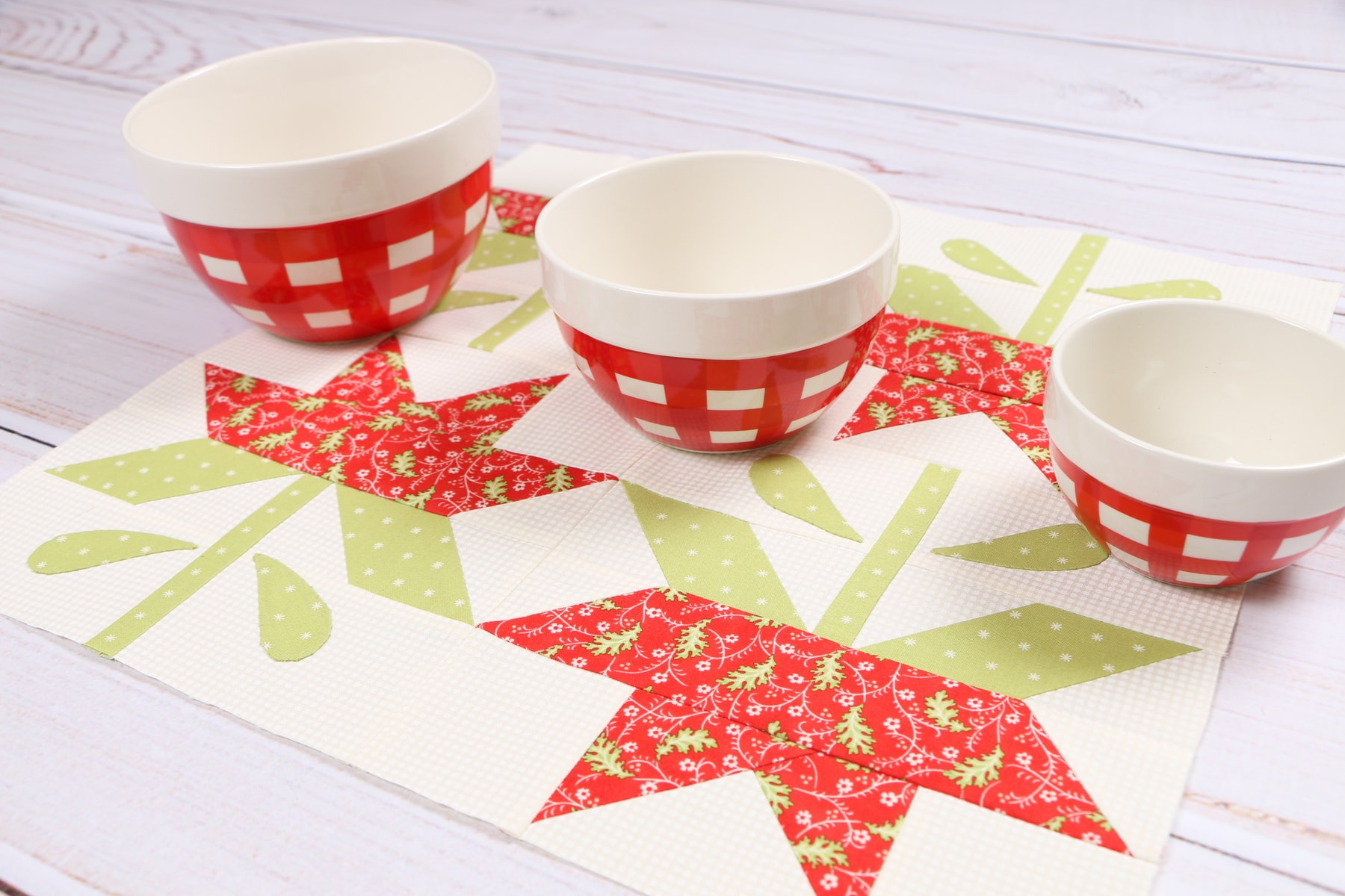 We will be offering the quilt as a block of the month starting July ...