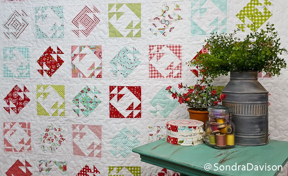 The Buttercream Quilt by Sondra of Out of the Blue Quilts