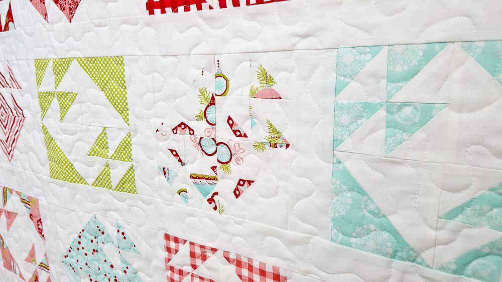 Sondra made her Buttercream Quilt by using Vintage Holiday by Bonnie ...