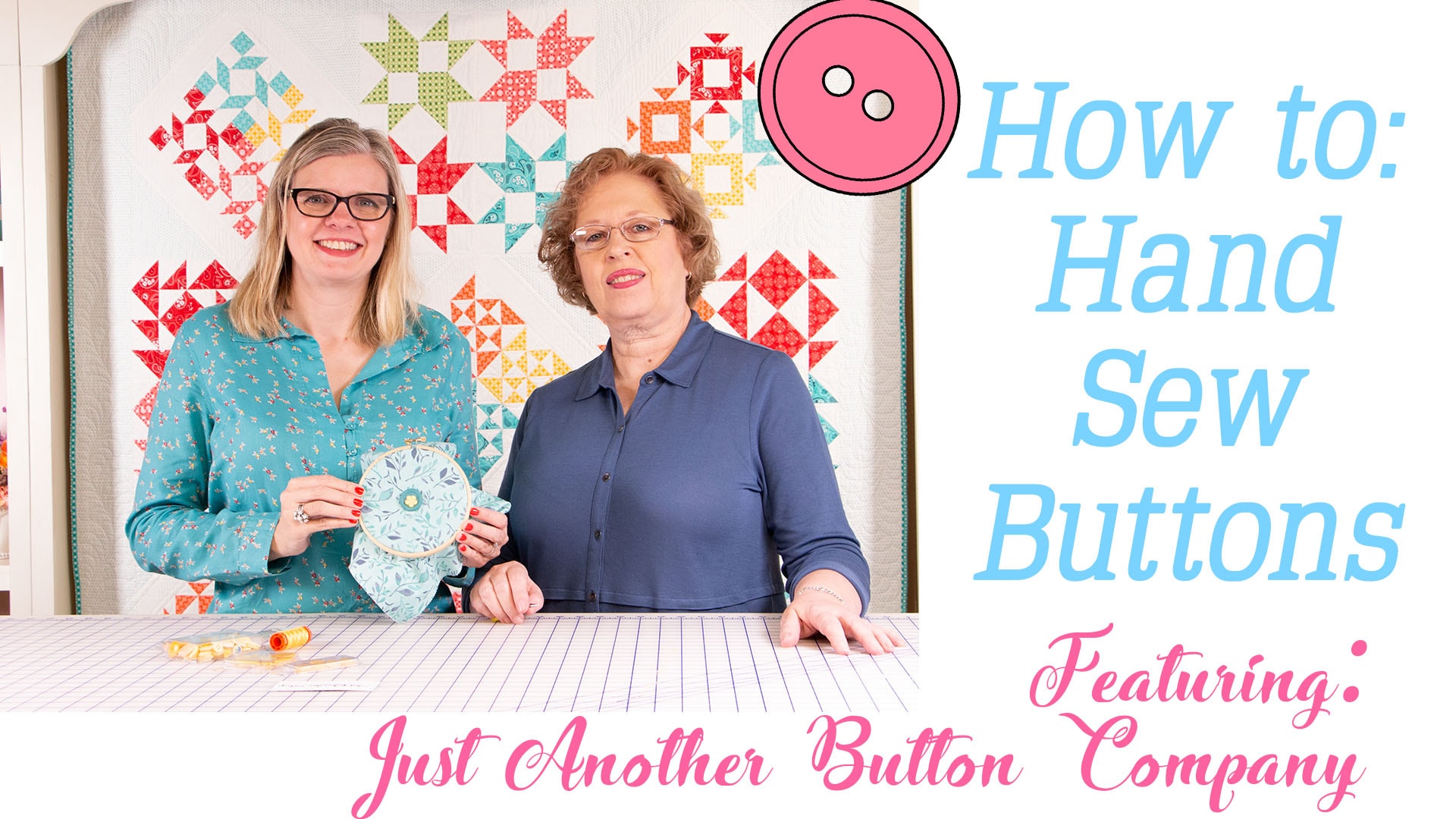 How to Hand Sew Buttons