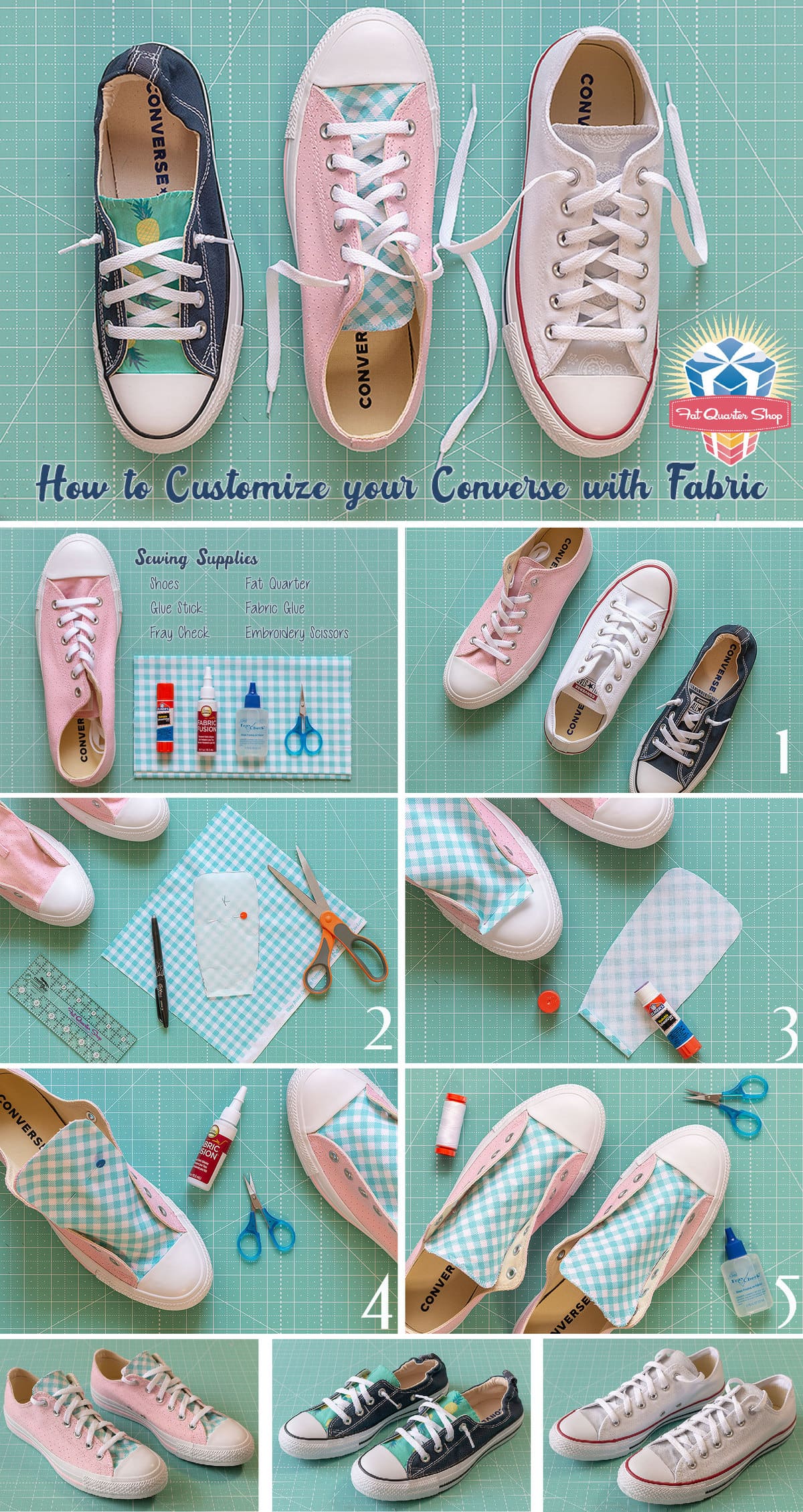 Share with #DIYCustomizableConverse