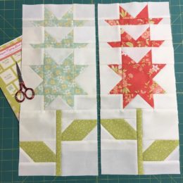 Flower blocks by Jennifer Sisk on Instagram