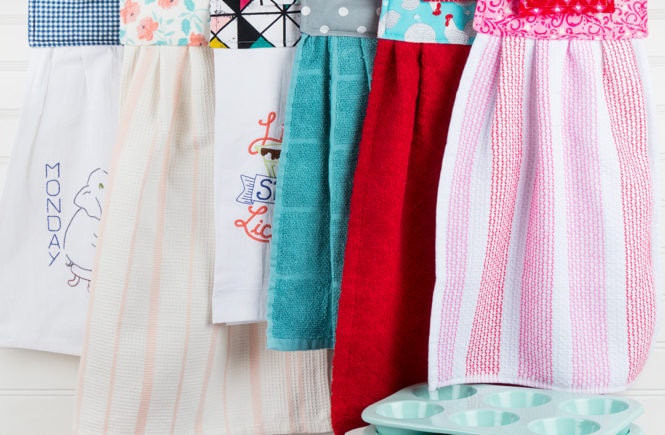 BLOG REMIX 2 – DIY Hanging Kitchen Towel