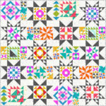 Cream & Sugar Quilt using Sun Print by Alison Glass for Andover Fabrics