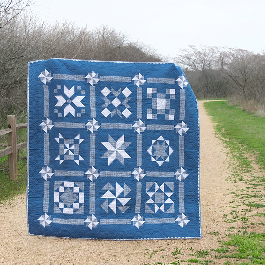 The Two Color Quilt Sew Along comes to an end today! It’s been fun to ...