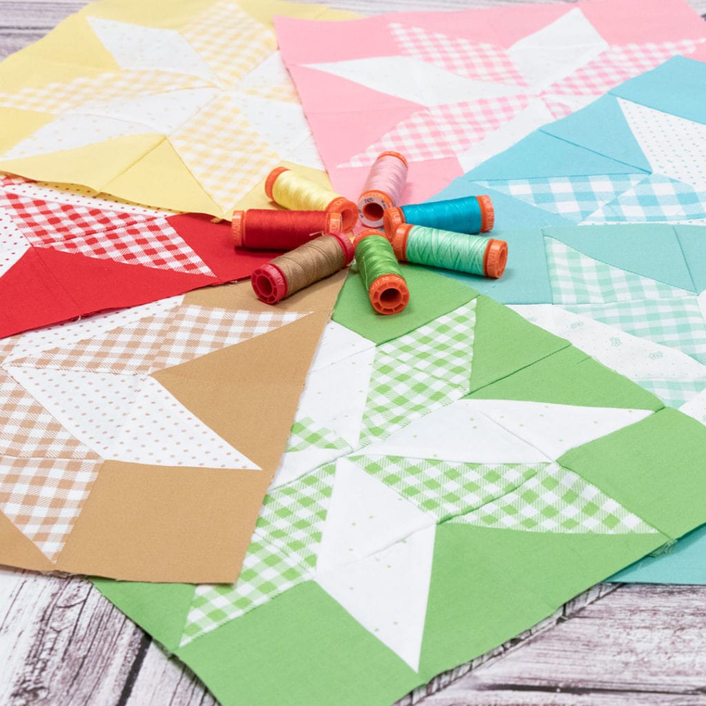 Two Color Quilt Sew Along: Fifth Block