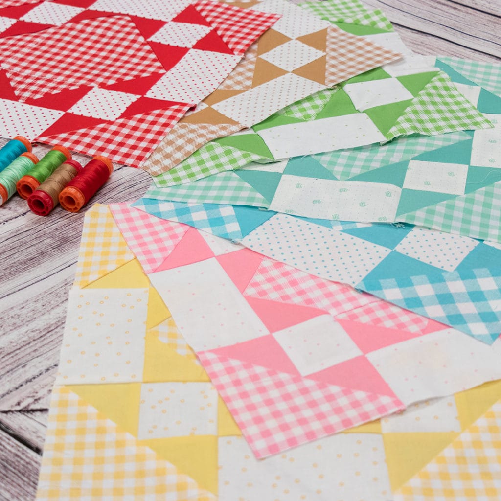 Two Color Quilt Sew Along: Seventh Block