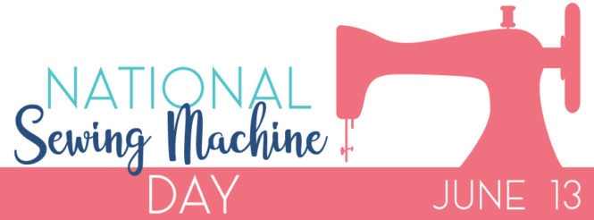 Happy National Sewing Machine Day + Giveaway!!