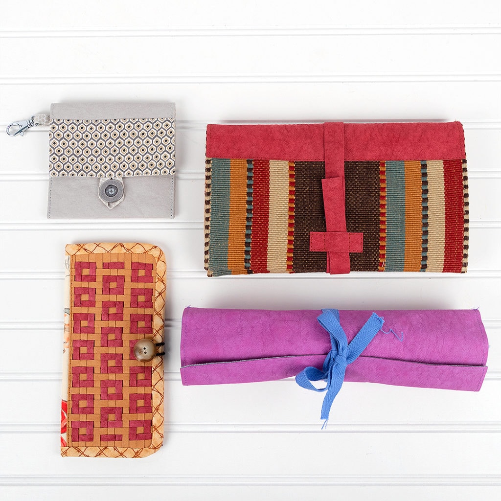 Kraft-tex Zipper Pouch Tutorial