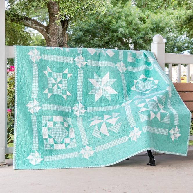 Quilty Staffer Nancy made her quilt in the sea glass colorway ( C120 ...