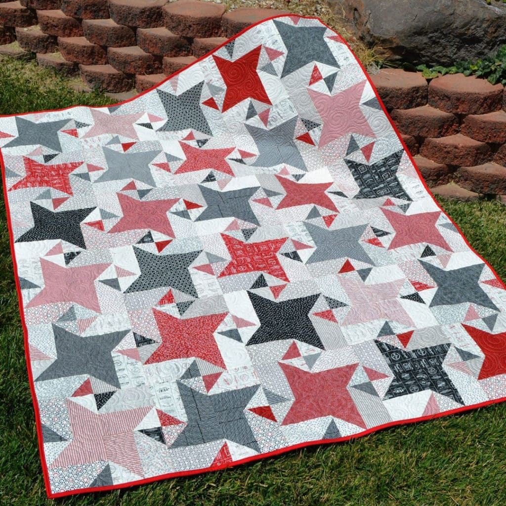 Melissa of Happy Quilting sewed her Fat Quarter Flowers quilt in The ...