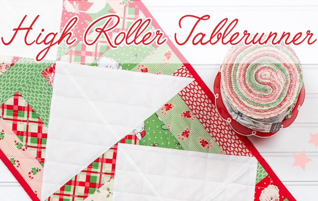 Quick & Easy Jelly Roll Project – The High Roller Tablerunner