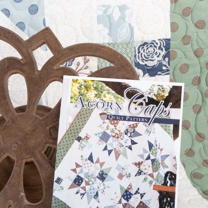 Acorn Caps Quilt Pattern by Fat Quarter Shop Exclusively for Sew ...