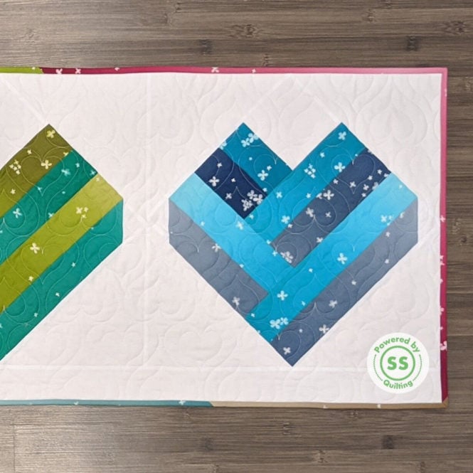 Sherry of Powered by Quilting also chose fabrics from Ombre Bloom by V ...