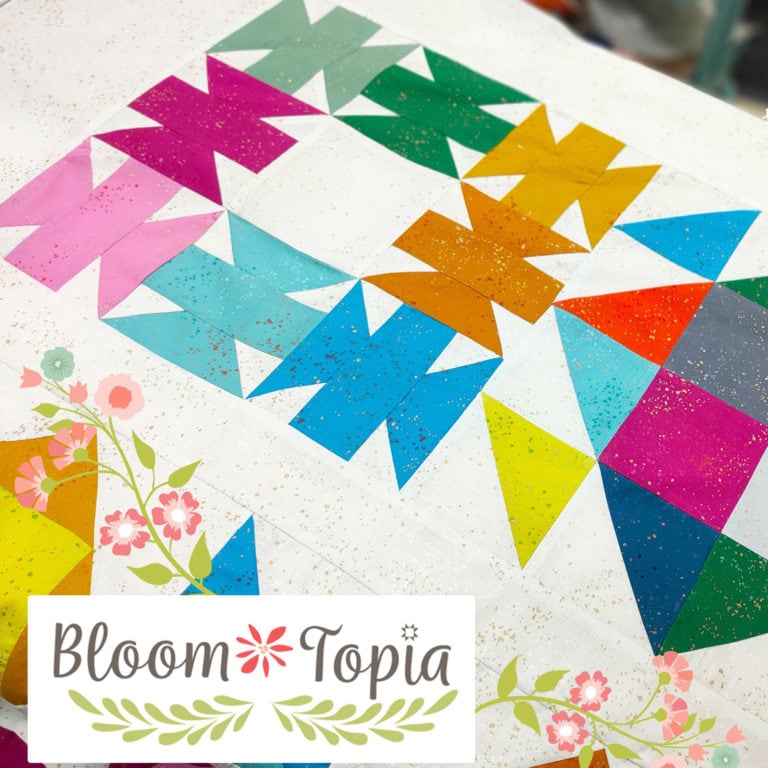 Sondra of Out of the Blue Quilts ( @sondradavidson ) grabbed the Bloom ...