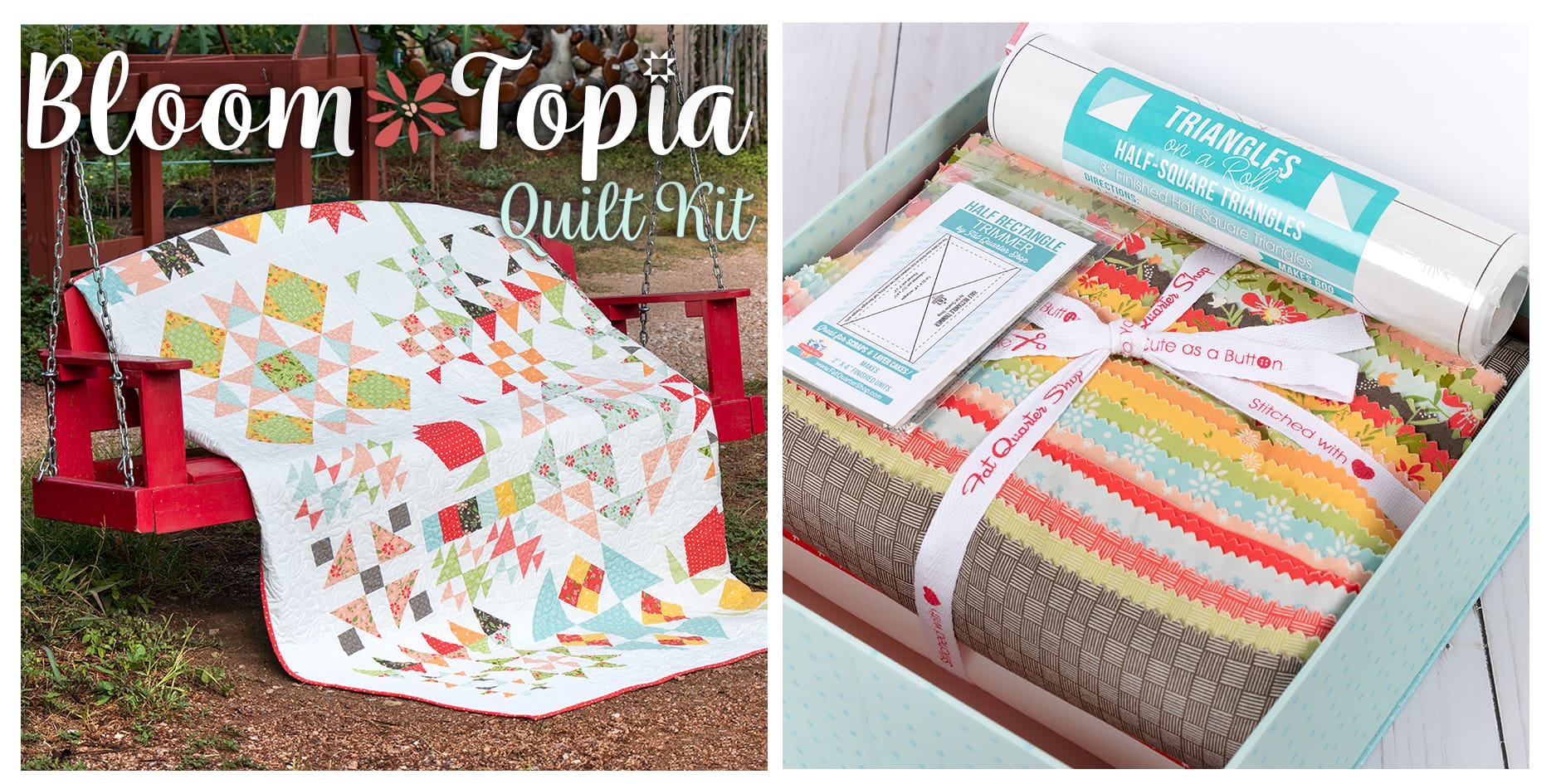 Bloom-Topia Quilt Kit