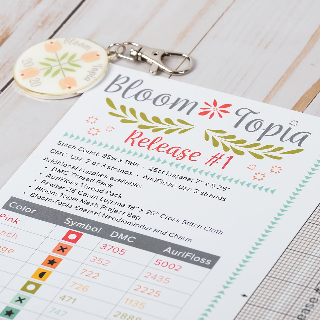 2020 Bloom-Topia Stitch Along – Release 1