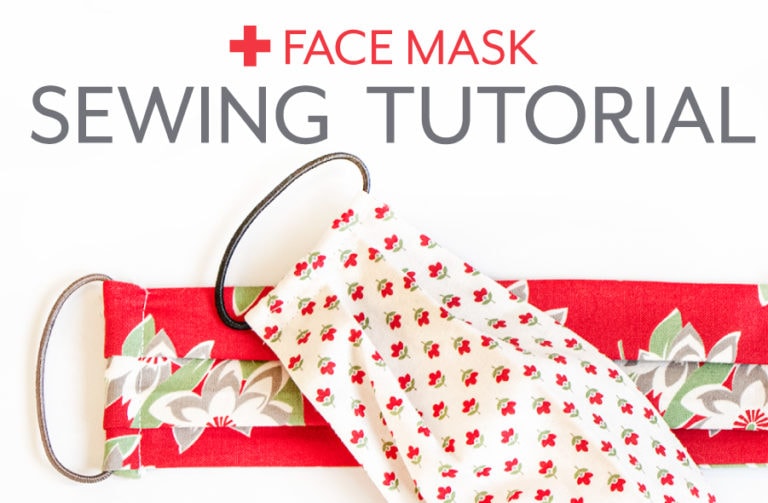 FREE Face Mask Sewing Tutorial with Hair Ties & Size Options
