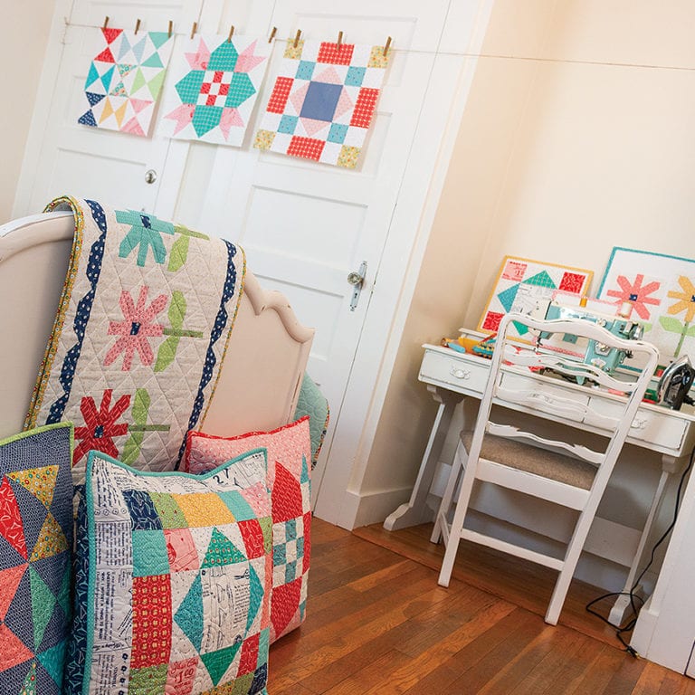 All the projects in Quilter’s Cottage feature Lori Holt’s Vintage Happy ...