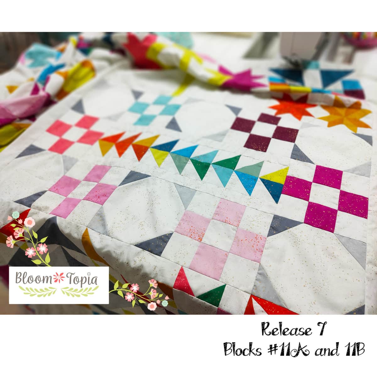 Pat Sloan of Pat Sloan’s Blog ( @quilterpatsloan ) sewed with her own ...