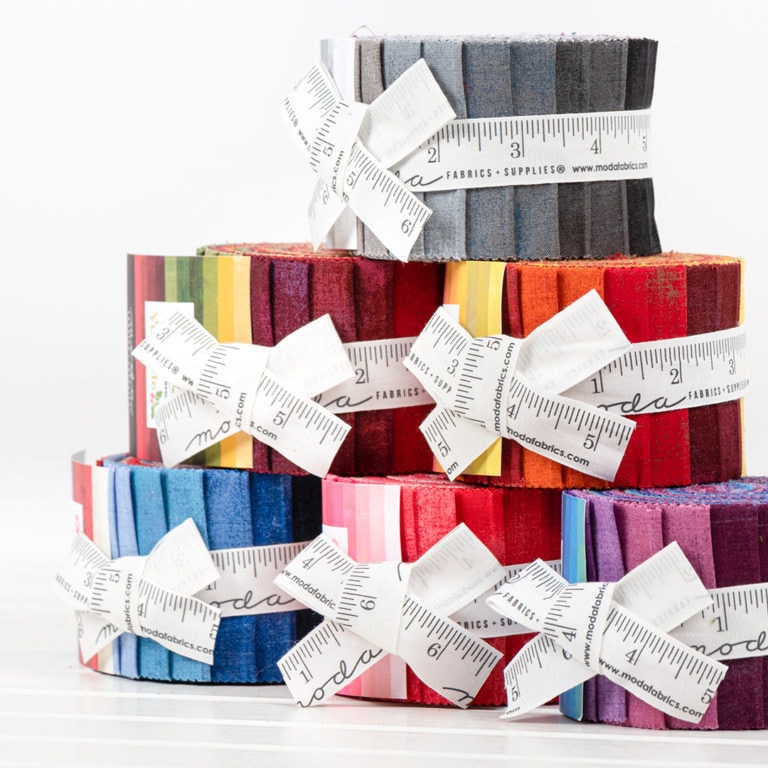 Grunge Basics Junior Jelly Rolls by BasicGrey are made with twenty 2.5 ...