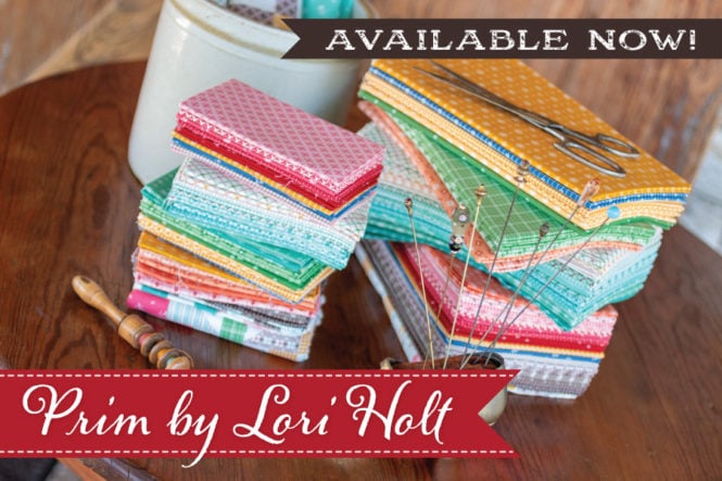 You will need your Prim & Proper book and some fabrics to get ready ...