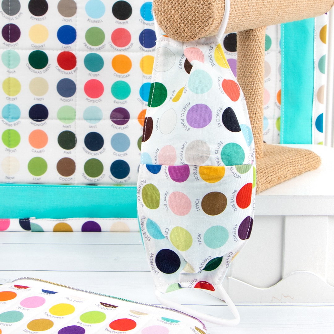 Make a face mask to coordinate with any color you wear using the ...