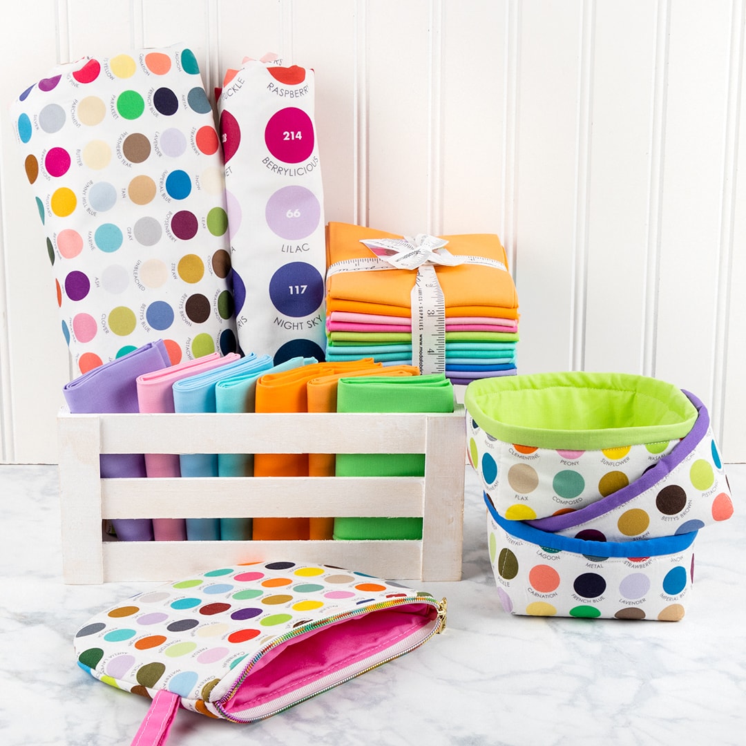 The panel lists each fabric name and number, while the yardage lists ...