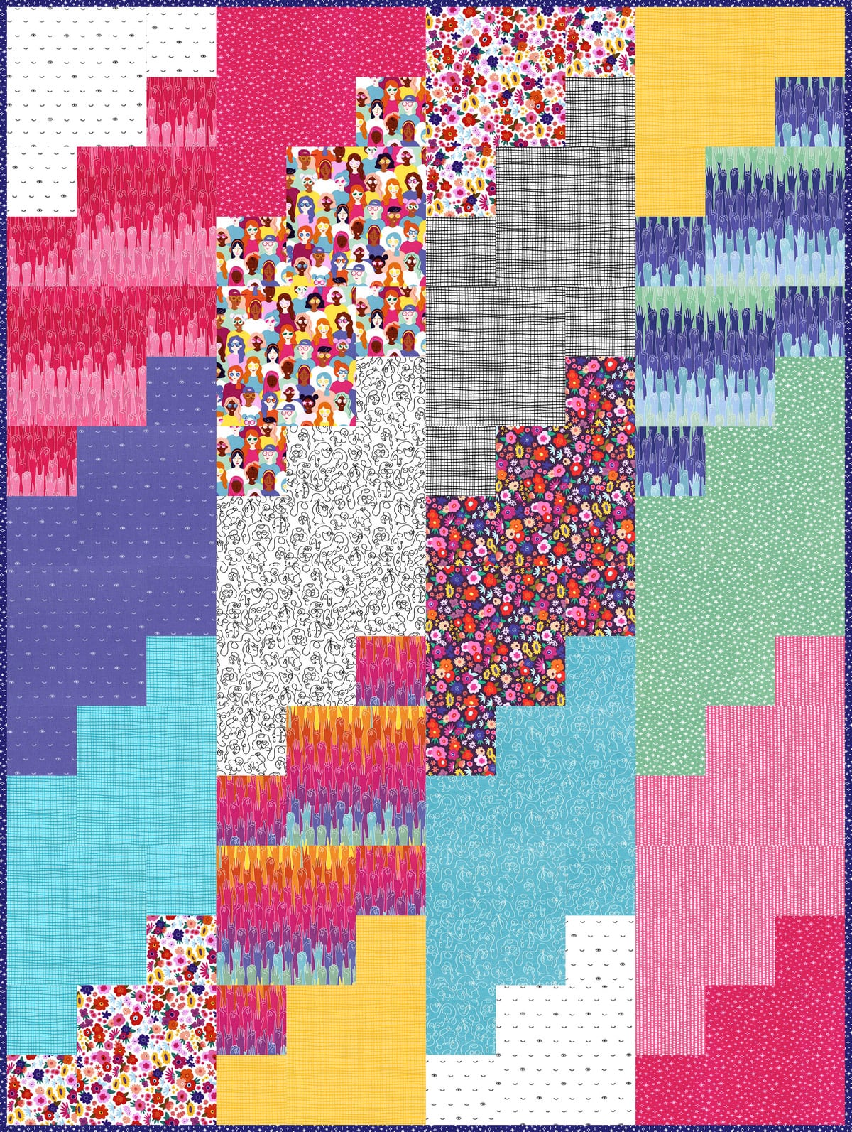 Kitty Corn by Urban Chiks for Moda Fabrics is nothing short of spooky ...