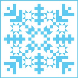 The Jelly Snowflake Mystery Quilt is no longer a mystery, but it is a ...