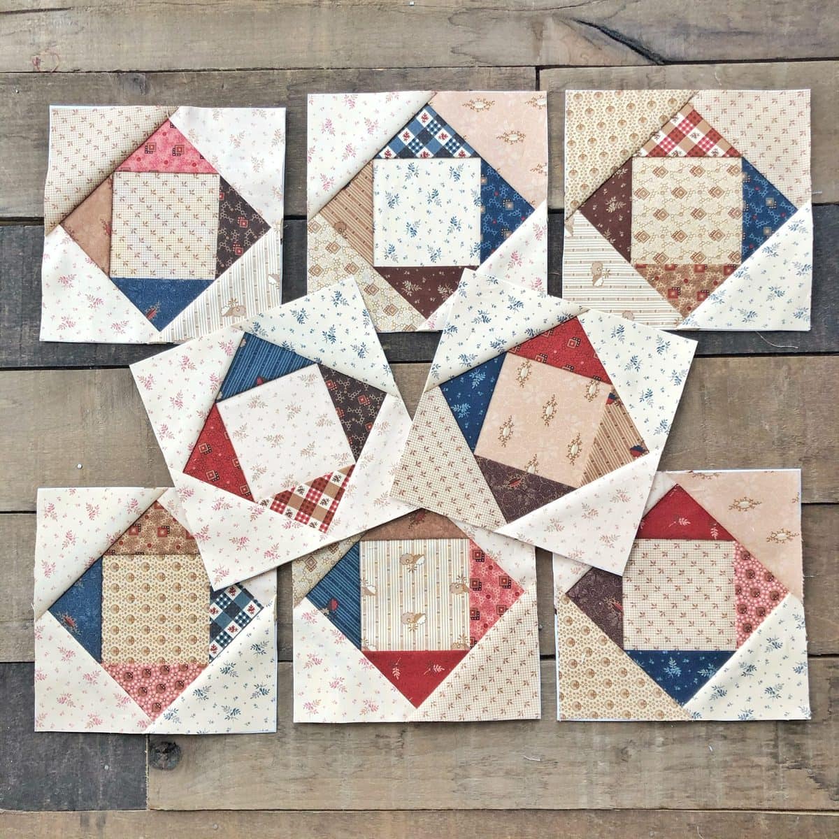 Jessica made her Economy Blocks using Hopewell by Jo Morton