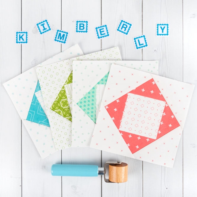 For this quilt along, Lori and Kimberly are each sewing half of the ...