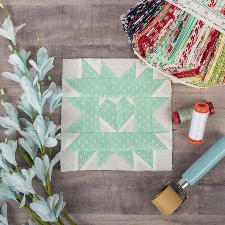 Sue is sewing 6″ blocks with Shine On by Bonnie & Camille for Moda ...