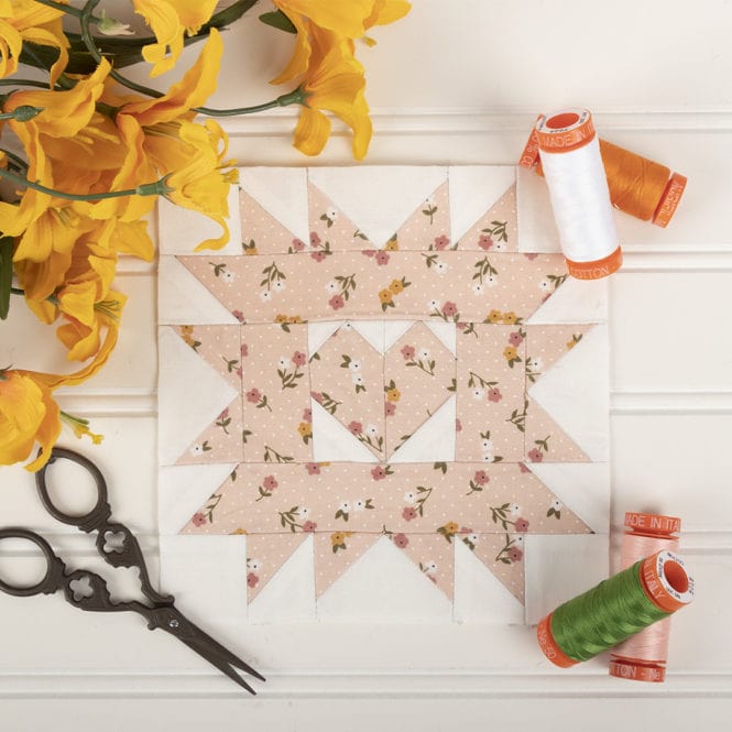 Terri is sewing 6″ blocks with Folktale by Lella Boutique for Moda ...