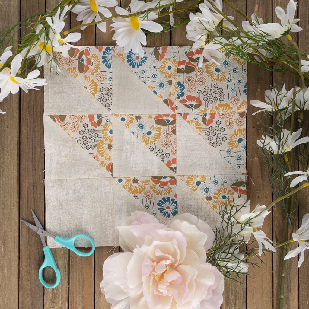 Angel is sewing 9″ blocks with Cider by BasicGrey for Moda Fabrics ...