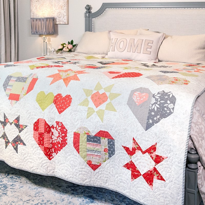 Our Heartfelt Quilt and Cross Stitch Chart benefit Make-a-Wish Central & South Texas