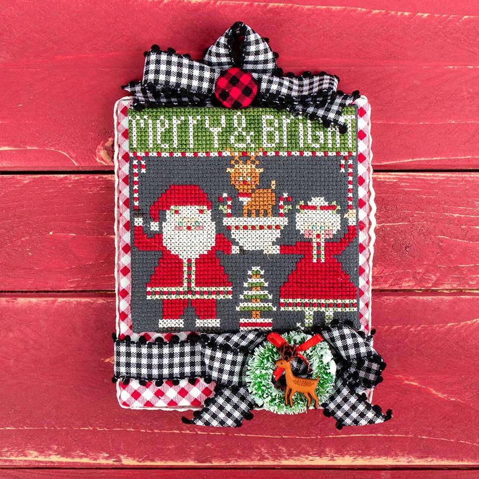 Jolly St. Nick Cross Stitch Pattern by Stitching with the Housewives