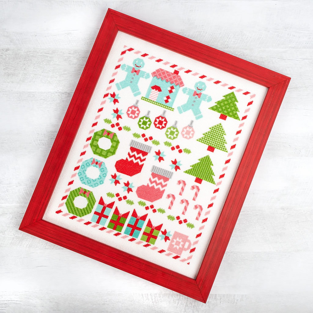 Kaleidoscope Cross Stitch Pattern by Lori Holt with It’s Sew Emma