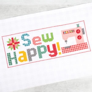 Here’s Kimberly’s Sew Happy stitched finish. If you want to learn how ...