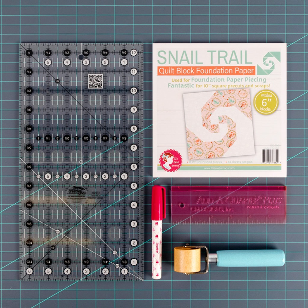 Snail Trail Block Supplies