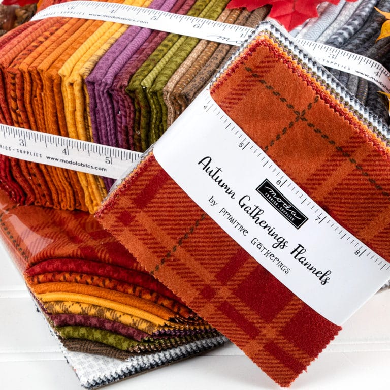 We’re using selections from the Autumn Gatherings Flannels Half Yard ...
