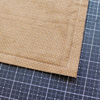 To finish, use a half-inch seam allowance and top stitch around all of ...